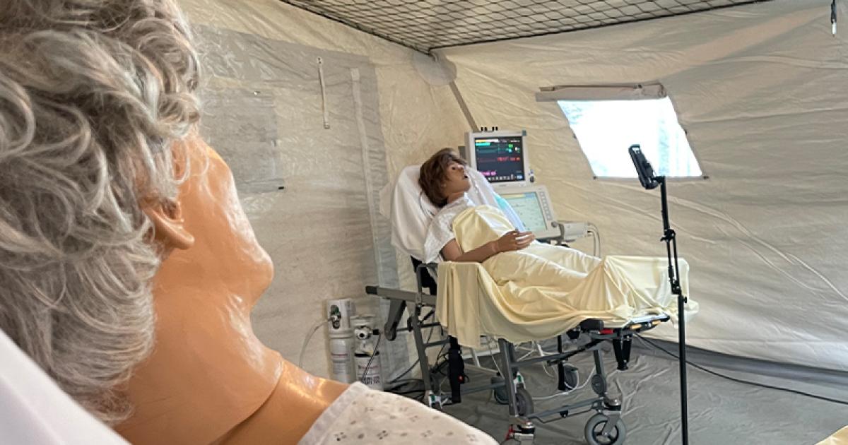 A field hospital deployed in just 24 hours after a flood | b-com